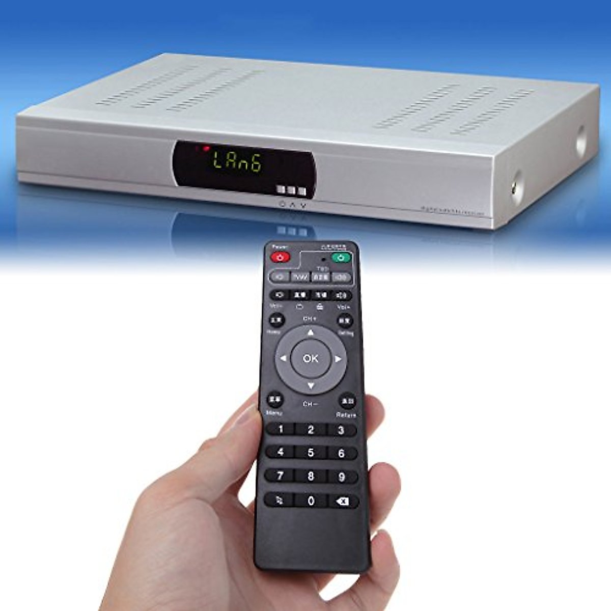 Set-Top Box Learning Remote Control for Unblock Tech Ubox Smart TV Box Gen 1/2/3