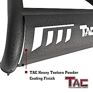 TAC Bull Bar Fits 2019-2023 Ford Ranger Truck Pickup 3” Texture Black Front Bumper Grille Guard Brush Guard Off Road Accessories