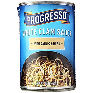 Progresso White Clam Sauce With Garlic & Herb, 15 oz.