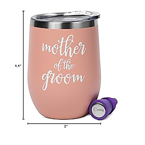 Mother of the Groom Tumbler – 12 oz – Mother of the Groom Gifts, Mother of the Groom Wine Glass, Mother of the Groom Cup, Mother of the Groom Glass, Mother of the Groom Gifts from Bride
