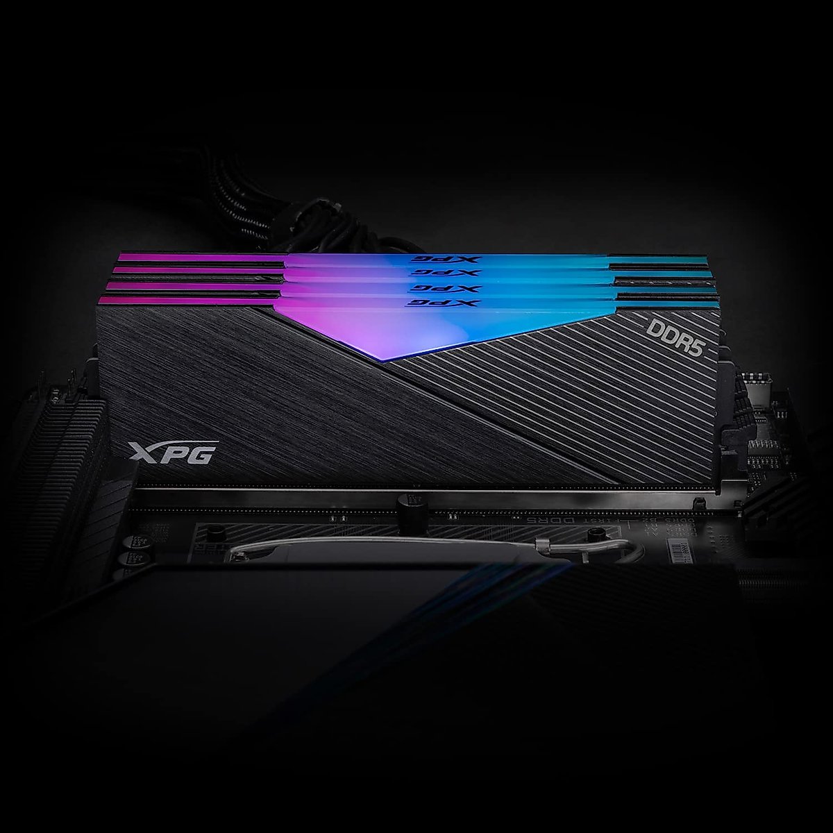 XPG 2TB GAMMIX S70 Blade PCIe Gen4 M.2 2280 Internal Gaming SSD Lancer DDR5 RGB 5200MHz 32GB (2x16GB) Desktop Memory Bundle (AGAMMIXS70B-2T-CS AX5U5200C3816G-DCLARBK)
