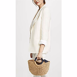 YXILEE Summer Beach bag,Handmade Large Straw Tote Bag Womens Handbag