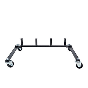 biosp Car Dolly Rack, Jack Stands Cart Storage Rack, Hydraulic Trolley Organizer Holder, Four Wheel Dollies Capacity, Four 360-Degree Rolling Casters, 31''*19''*4'', Transporter Trailer Accessories