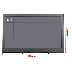 Serchou IPS Wide Viewing Angle HD Monitor Computer External Extension Screen 13.3 inches Thin and Light Portable