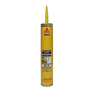Sikaflex Self Leveling Sealant, Sandstone, Polyurethane with an Accelerated Curing Capacity for Sealing Horizontal Expansion Joints in Concrete, 29 fl. oz Cartridge