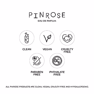 PINROSE Perfumes Mystical Misfit - Eau de Parfum Fragrance Spray for Women - Clean, Vegan, Cruelty-free, and Hypoallergenic Scent with Essential Oils - Notes of Red Currant, Pink Rose, Patchouli, Vanilla, Peach, Jasmine and Musk