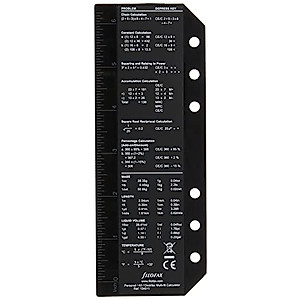 Filofax Personal/A5/Deskfax Calculator (B134011), Black Small