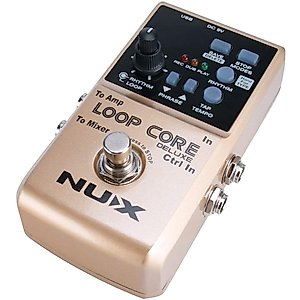 NUX Loop Core Deluxe Pedal Bundle with 2 Patch Cables, 2 Instrument Cables, 9V Power Supply and Daisy Chain