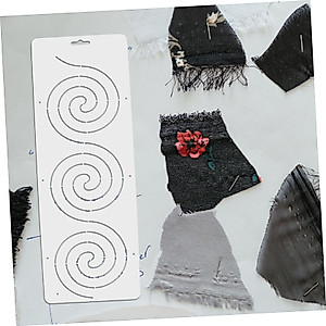 TEHAUX Quilting Stencils Grid Patchwork Quilting Tools Stencils for Quilting Patchwork Tool Quilting Quilting Stencil Ruler Sewing Template Ruler