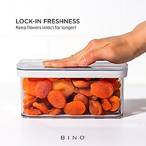 BINO | Food Storage Containers | THE SNAP+COLLECTION | Airtight Storage Containers with Lids | Kitchen & Pantry Organization | Kitchen Containers Airtight