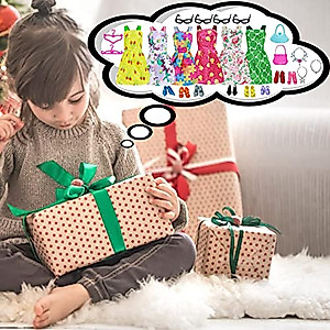 BJDBUS 42 pcs Doll Clothes and Accessories Including 10 pcs Fashion Mini Dresses 32 pcs Shoes, Glasses, Necklaces, Handbag, Hangers Accessories for 11.5 Inch Girl Doll