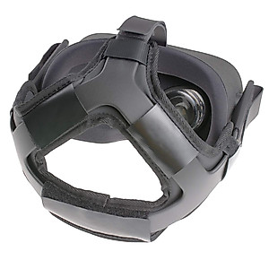 Orzero Head Cushion Compatible for Quest VR Headset (Only Fits for Quest 1st Gen), Comfortable Protective Strap Headband (Black)