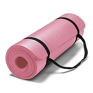 Vandue AUM High-Density HD Foam Tech Yoga Exercise Mat - 72" x 24" x 0.4" (Pink)