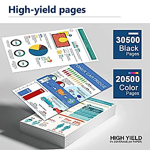 TK-8517 TK8517 Toner Cartridges - 6Pack(3BK/1C/1M/1Y) Dophen Compatible TK8517K TK8517C TK8517M TK8517Y Replacement for Kyocera Copystar CS-5052ci CS-6052ci TASKalfa 5052ci 6052ci Printer