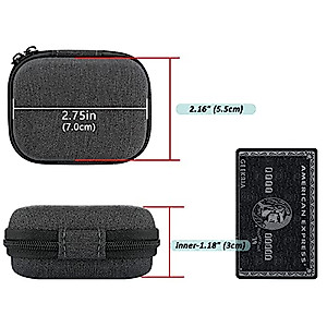 Compatible for Google Pixel Buds Pro 2022 Case, [Portable] [Keychain] [Storage Bag] Hard Case for Google Pixel Buds Pro/Pixel Buds A-Series/Pixel Buds 2 Case (Black)