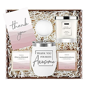 Thank You Gift Box for Women - Send Gratitude With a Unique Spa Experience Gift Box - Best Appreciation Gift Boxes for Coworker Boss Employee Hostess Secretary Teacher Nurse and Volunteer