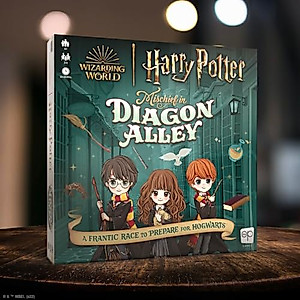 Harry Potter Mischief in Diagon Alley | Quick-Rolling Family Dice Game | Artwork Inspired by Harry Potter | Perfect Kids & Family Board Game | Officially-Licensed Harry Potter Game & Merchandise