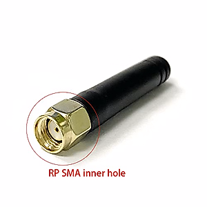 2pcs 2400Mhz 2.4GHz 3dBi RP-SMA Male WiFi Omni Antenna Aerial