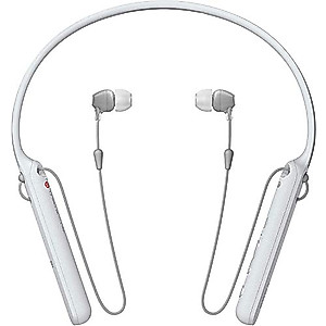 Sony - C400 Wireless Behind-Neck in Ear Headphone White (WIC400/W)