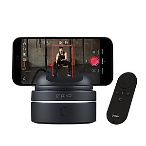 Pivo Max Performance Auto Tracking Phone Holder, Horse Tracker, Face & Body AI-Powered for Equestrians and Athletes, 360° Rotation for DSLR Camera with Remote Control