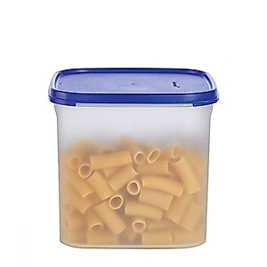 Tupperware Modular Mate Square 3 Container. Brillant Blue Seal