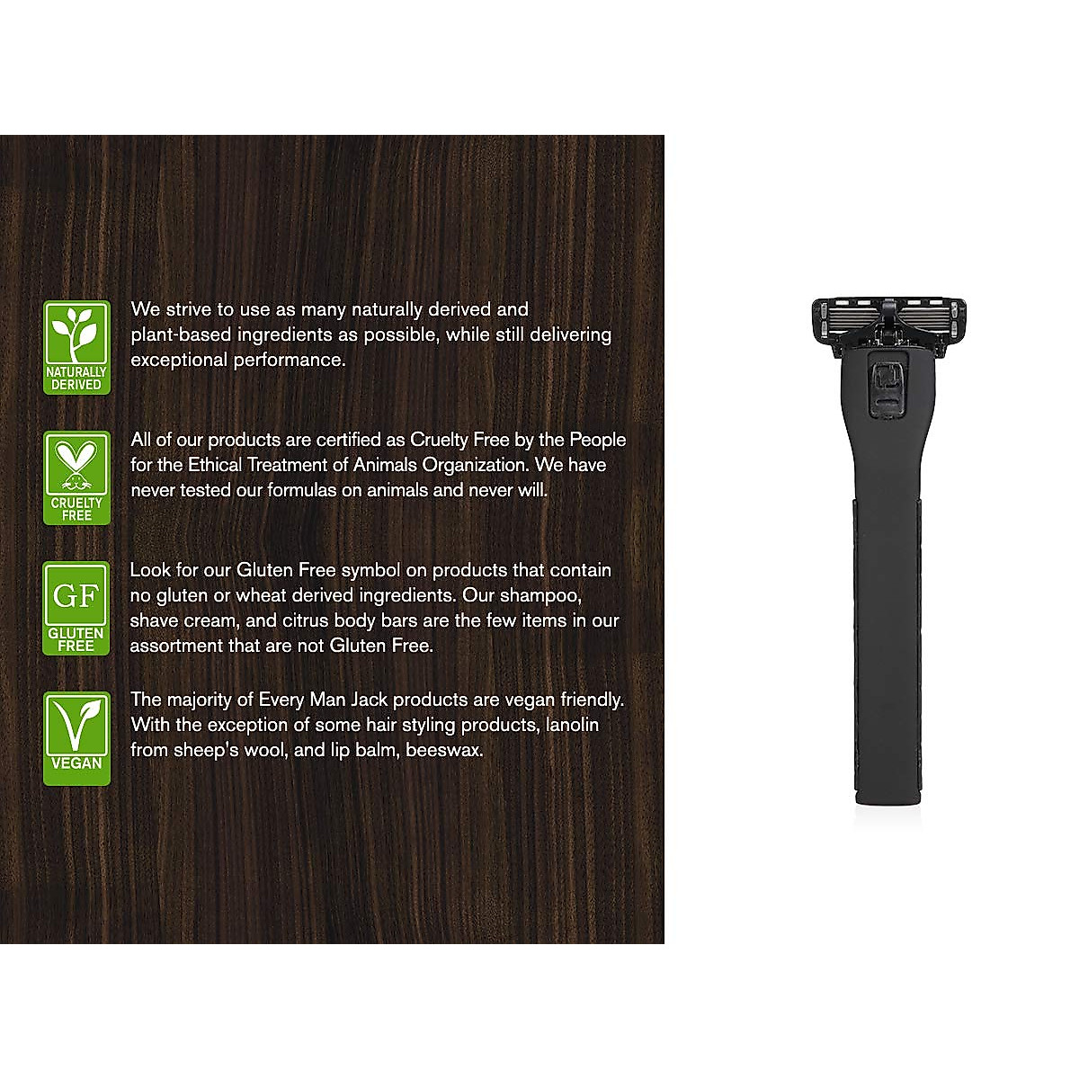 Every Man Jack Manual Razor - Black