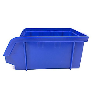 MaxWorks 80694 30-Bin Wall Mount Parts Rack/Storage for your Nuts, Bolts, Screws, Nails, Beads, Buttons, Other Small Parts,Blue and Red