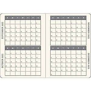 2023 Persian Grove Weekly Planner (16 months, Sept 2022 to Dec 2023) (English and German Edition) (English, German and Japanese Edition)