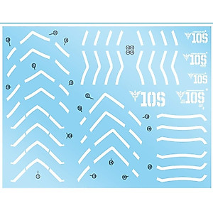 ANSAI Decals Fits Hobby MG 1/100 MSN-06S Sinanju Ver. Ka 2pcs Set DIY Decals