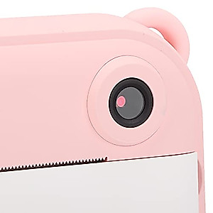 2.4inch Children's Digital Camera, Support Black and White/Printed Photos Digital Camera, Thermal Black and White Printing Camera for Boys Girls Birthday Gifts(Pink)