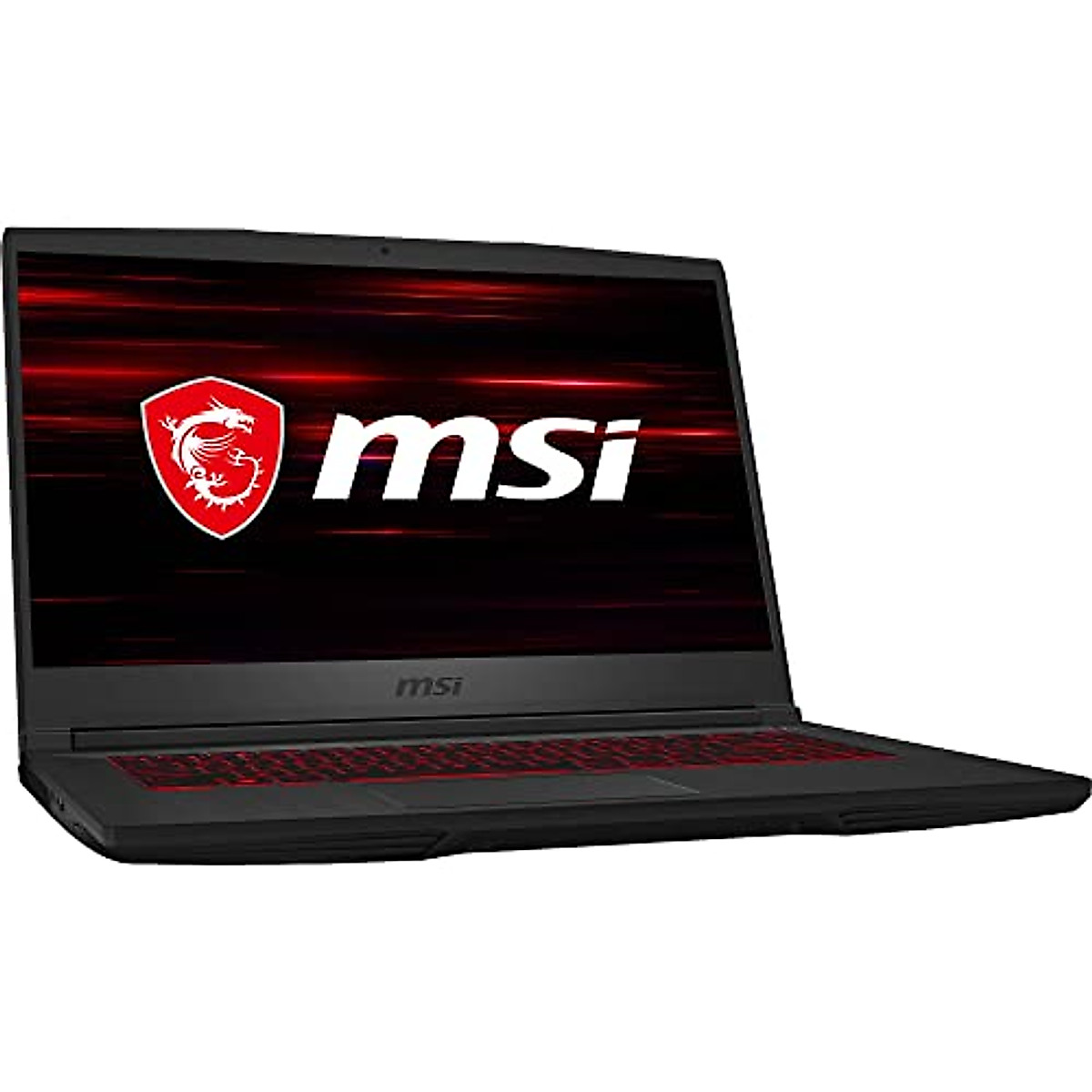MSI GF65 Thin 15.6" 144Hz FHD IPS Gaming Laptop (Intel i7-10750H 6-Core 2.60GHz, 32GB RAM, 512GB PCIe SSD, GeForce RTX 3060 6GB, Red Backlit KYB, WiFi 6, BT 5.2, Win 10 Home) w/Dockztorm Hub