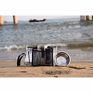 Freegrace Premium Folding Wash Basin - Collapsible Water Sink Container - Lightweight & Durable Transparent Plastic - Wash Dishes Everywhere - Suitable for Camping & Outdoor Activities