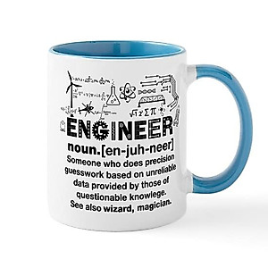 CafePress Engineer Funny Definition Mugs Ceramic Coffee Mug, Tea Cup 11 oz