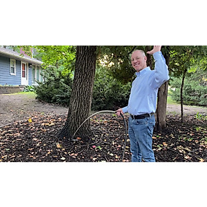 Atlantic Female to Female Heavy Duty Garden Hose 1 ft x 5/8 Inch Black Water Hose Short Connection Leader Hose (1 Foot Female-Female)