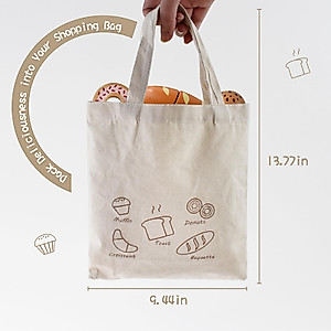 PairPear Wooden Bakery Toy Food Playset,Kids Pretend Play Food Kitchen Accessories with Shopping Bag,Toddlers Cutting Food Gift for Boys and Girls 3 Years and Up