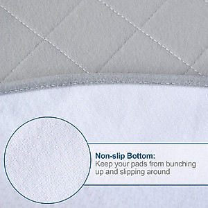 Washable Pee Pads for Dogs 2 Pack, Waterproof Dog Whelping Pads, Reusable Pee Pad Quilted, Fast Absorbing Training Pads for Dogs, Housebreaking Absorption Pads