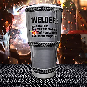 N NAMESISS-All Over Printed Welder Tumbler 30 OZ, Metal Magician Welder Symbol Tumbler, Usa Flag, Welder Tumbler All Over Printed, Gift For Father, Gift For Him, Welder Father's Day