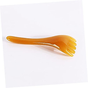 Healeved Massagers for Feet Thai Massage Tool Massaging Comb Jade Massager Massage Comb Massage Stick Facial Massage Tool Jade Comb Five Claw Massager Tendon Stick Sole of Foot