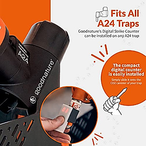 Goodnature Digital Strike Counter, Counter for A24 Rat & Mouse Traps, Fits All A24 Traps