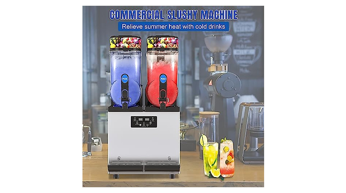 XPW Commercial Slushy Machine 950W 30L Capacity for Bars & Restaurants