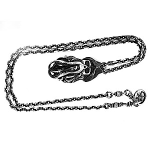 Vintage 316L Stainless Steel Octopus David Jones Pendant Pendant Men's Women's Necklace