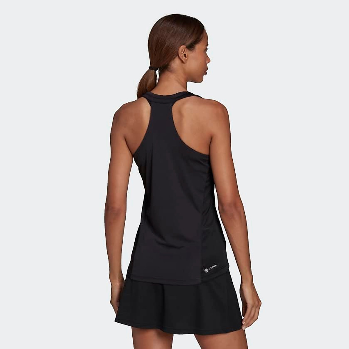 adidas Women's Club Tennis Tank, Black/White, Medium