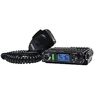 President Electronics Bill II FCC Ultra-Compact AM/FM CB Radio, Black, TXUS101