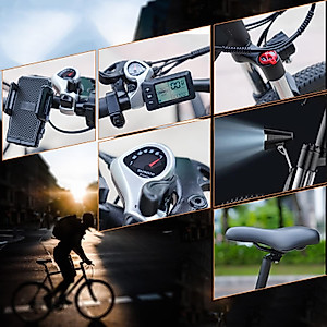 Y&Q Electric Bike for Adults, 750W Ebike, 27.5'' Electric Mountain Bike, 32MPH 48V 13AH Battery Electric Bicycle, LCD Display, Shimano 7, Phone Mount with USB Port for Mountain Beach Snow Commute