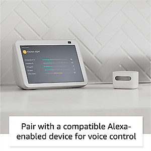 Amazon Smart Air Quality Monitor – Know your air, Works with Alexa– A Certified for Humans Device