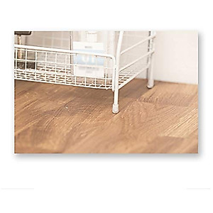 BAUBUY Estante Multifunctional Iron Art Storage Rack Desktop Storage Rack Bathroom Storage Rack Bedroom Study Office Desktop Storage Rack Storage Shelves