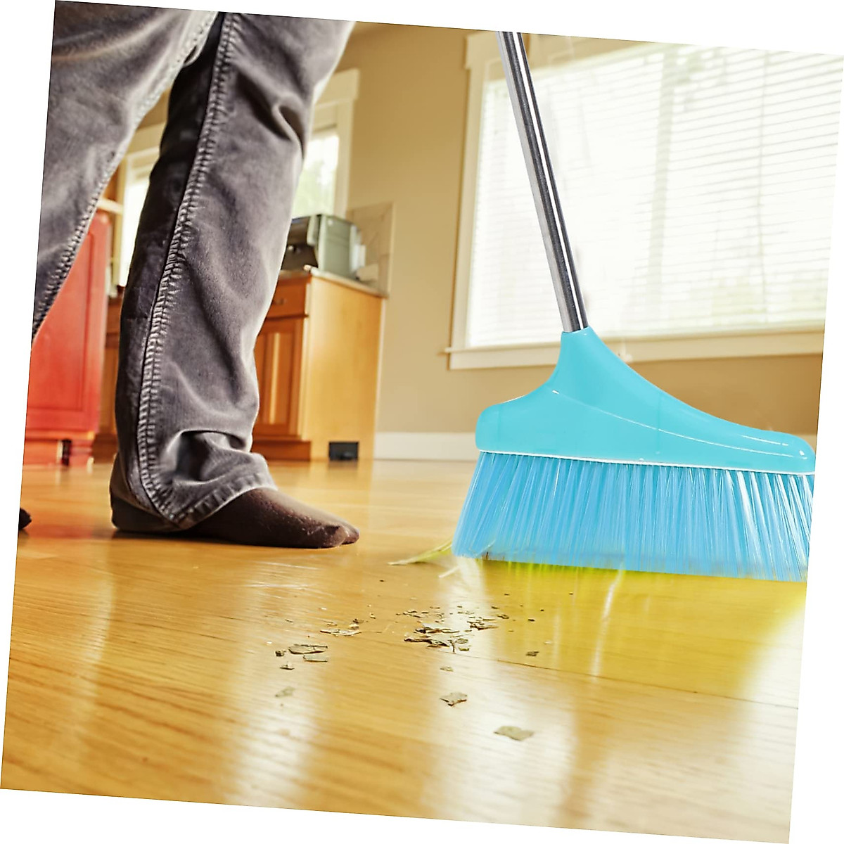 BCOATH 1 Set Stainless Steel Dustpan Cleaning Supplies Supple Broom Hand Broom and Dustpan Trash Cleaning Shovel Dustpan and Broom Handled Dustpans Household Dustpans Whisk Plastic