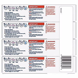 Fixodent Professional Ultimate Denture Adhesive Cream for Full and Partial Dentures, 1.8 oz, 4 Pack