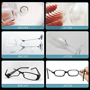 Glass Glue, 30g Glue for Glass Repair, Clear Glass Ceramic Adhesive, Instant Super Glue for Glass, Ceramic, Pottery, Plastic, Metal, Acrylic, Mirror, Jewelry, DIY