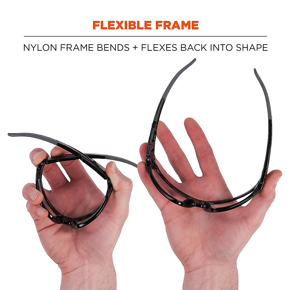 Ergodyne - 56033 Skullerz Loki Convertible Anti-Fog Safety Sunglasses, Smoke Lens- Includes Gasket and Strap to Convert to Goggle Anti-fog Smoke Lens, Black Frame